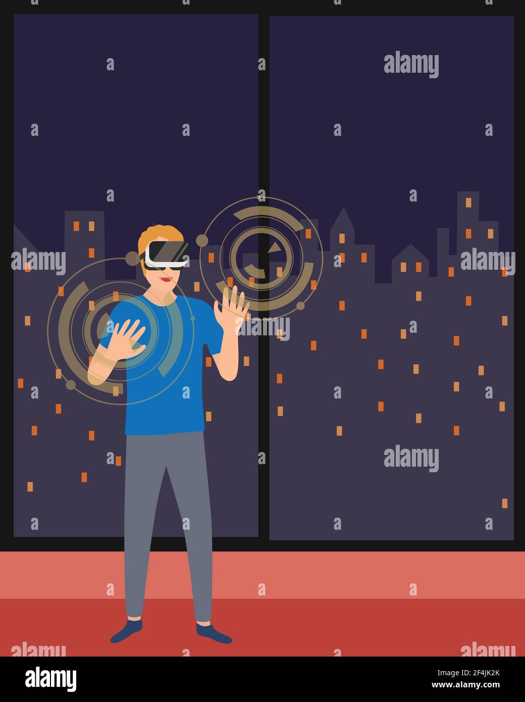 3d glasses move vector vectors hi-res stock photography and images - Alamy