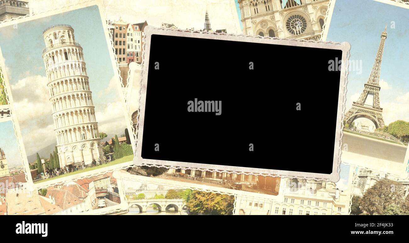 Famous european landmarks collage hi-res stock photography and images ...