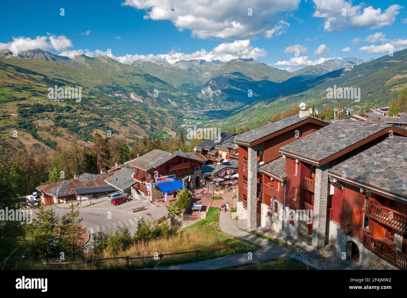 Montchavin les coches france hi-res stock photography and images - Alamy
