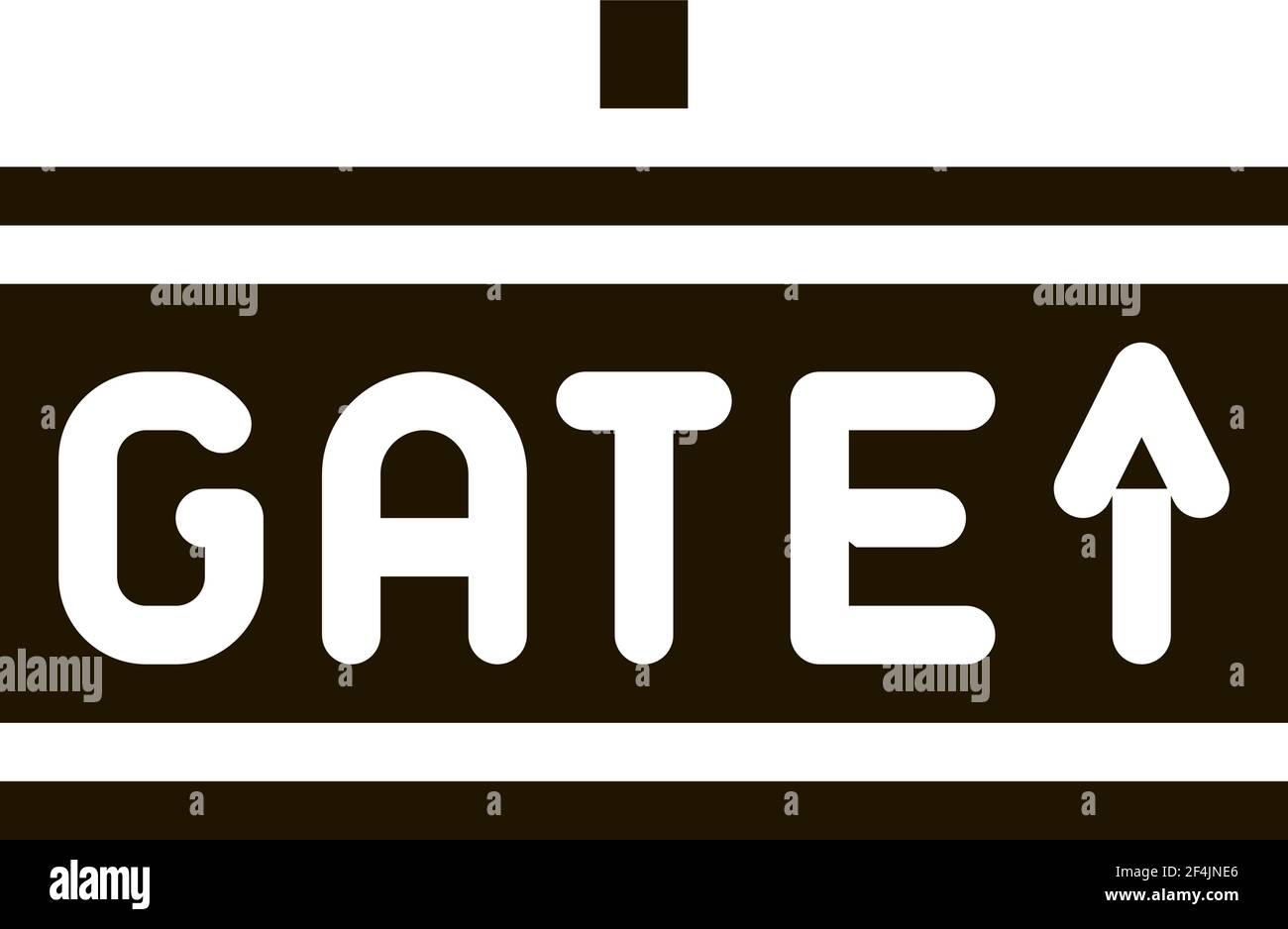 Gate direction information Cut Out Stock Images & Pictures - Alamy