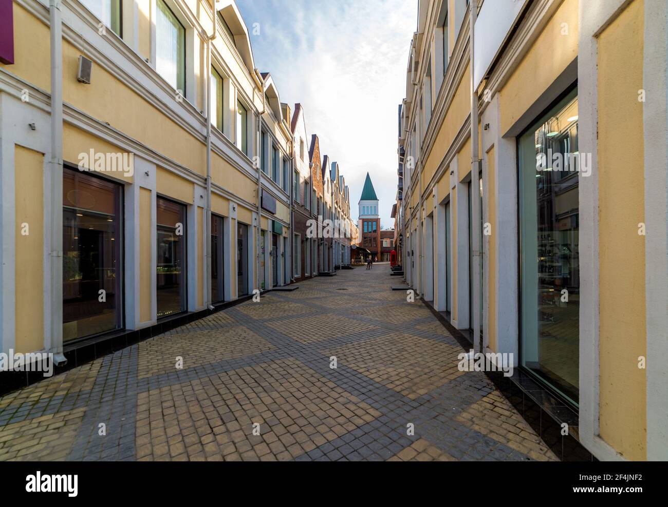 Buildings in style of old town in Europe. European architecture houses ...