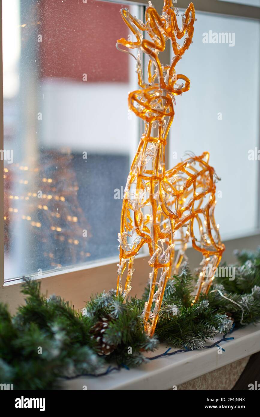 Collection decorative christmas reindeer hi-res stock photography and ...