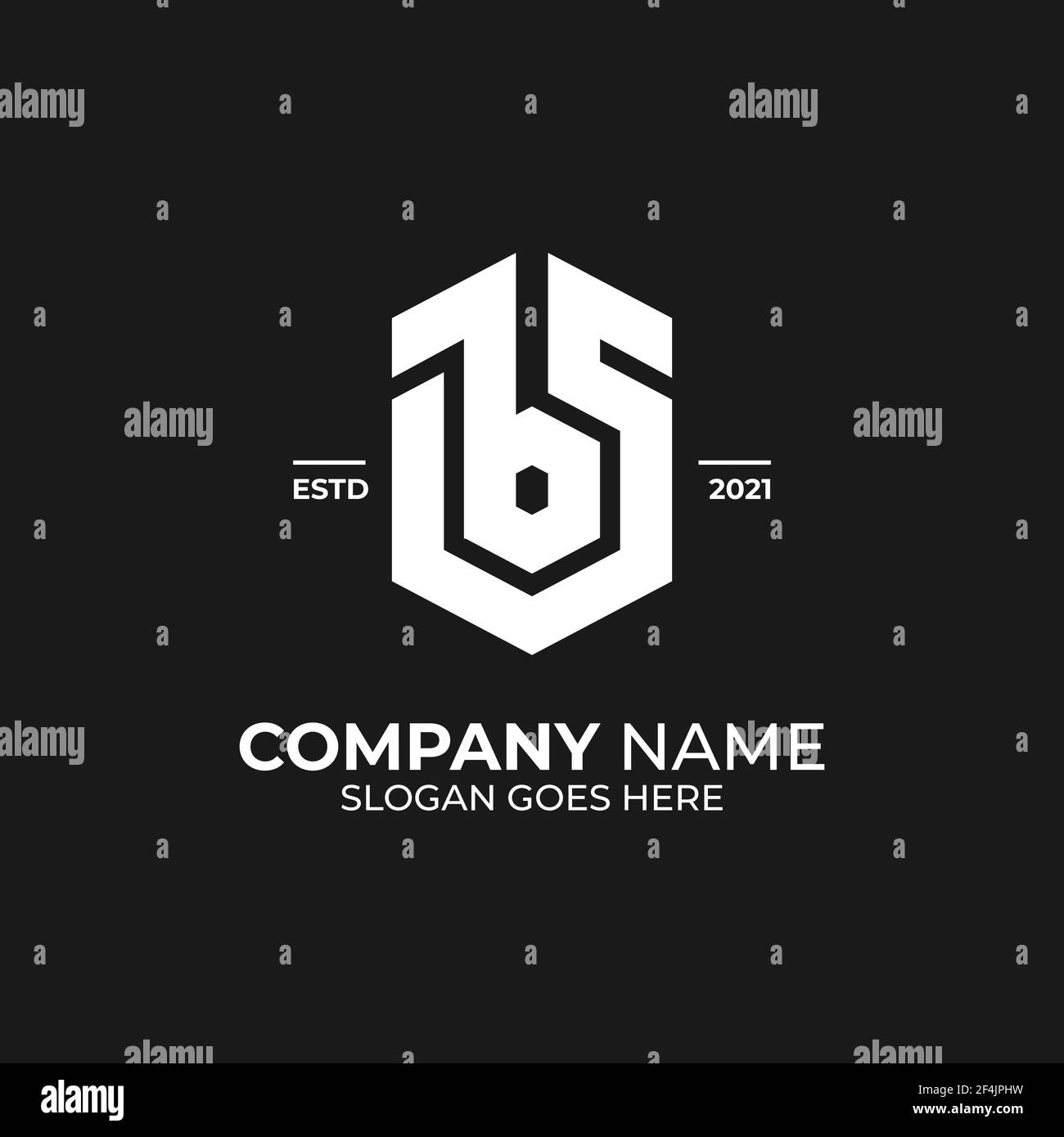 Initial letter BS logo design vector,font B and S with monogram icon ...