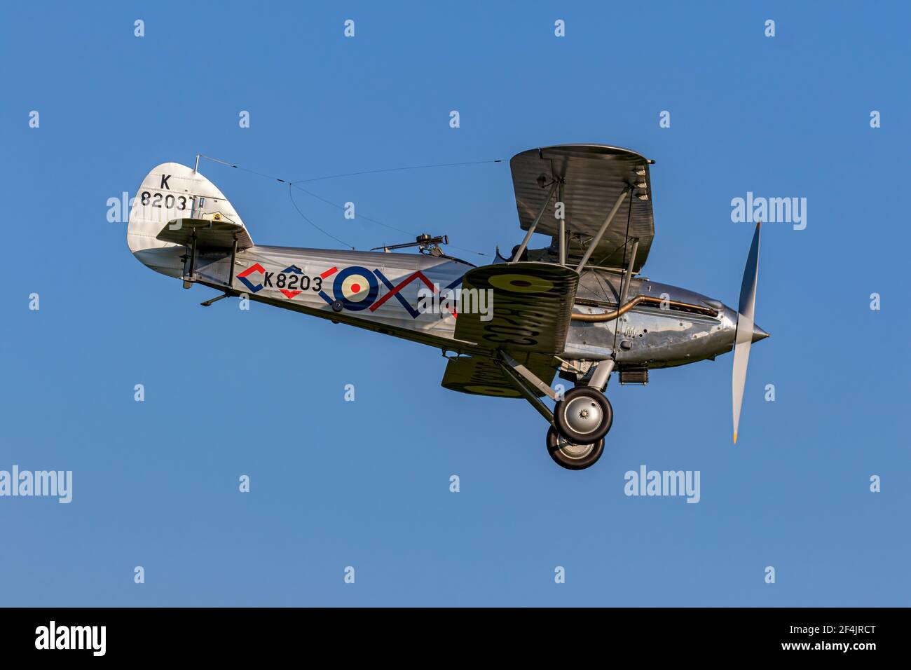 Hawker Demon biplane fighter of the RAF Stock Photo - Alamy