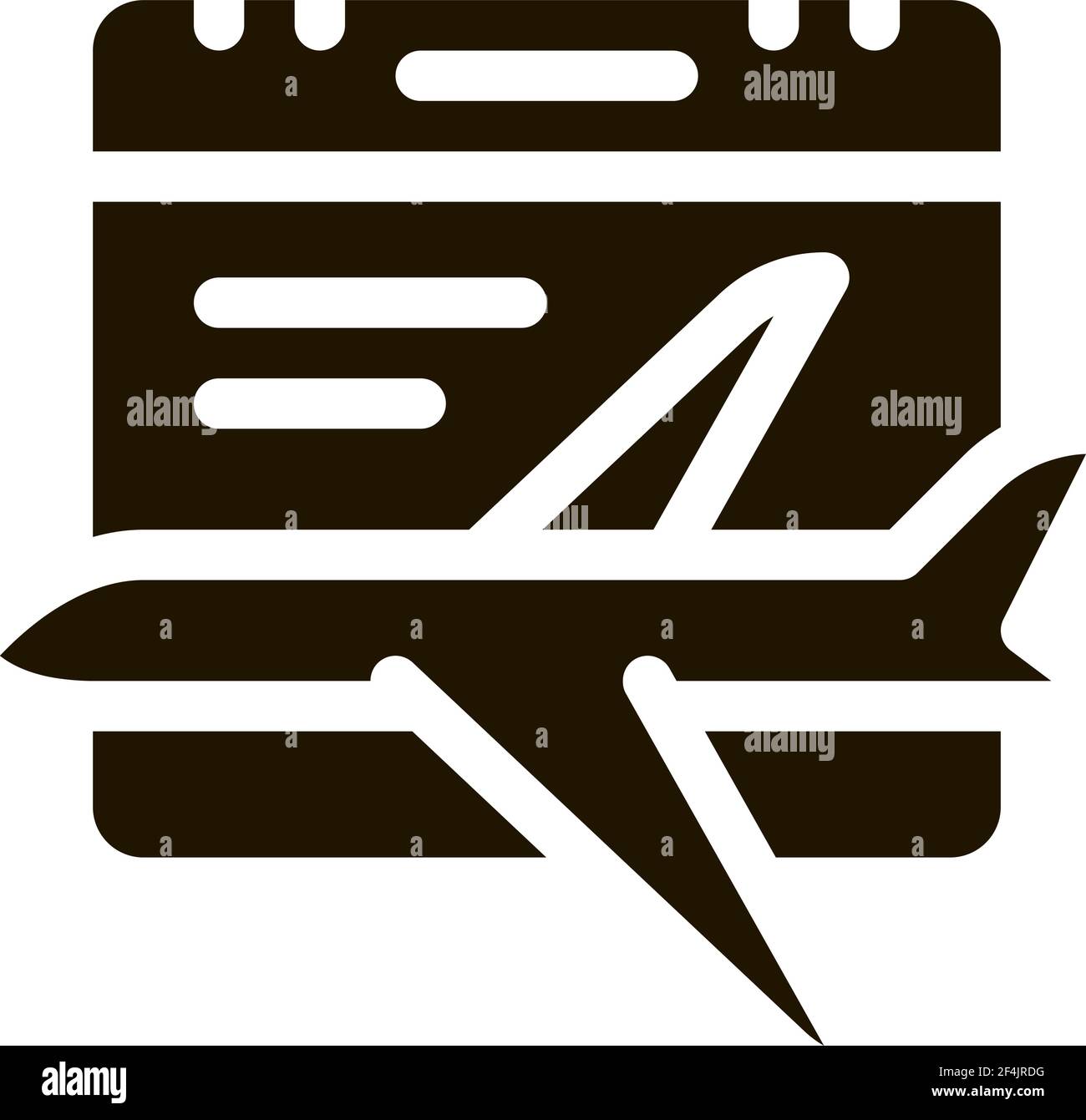 Plane Fly Calendar Date Icon Vector Stock Vector Image & Art - Alamy