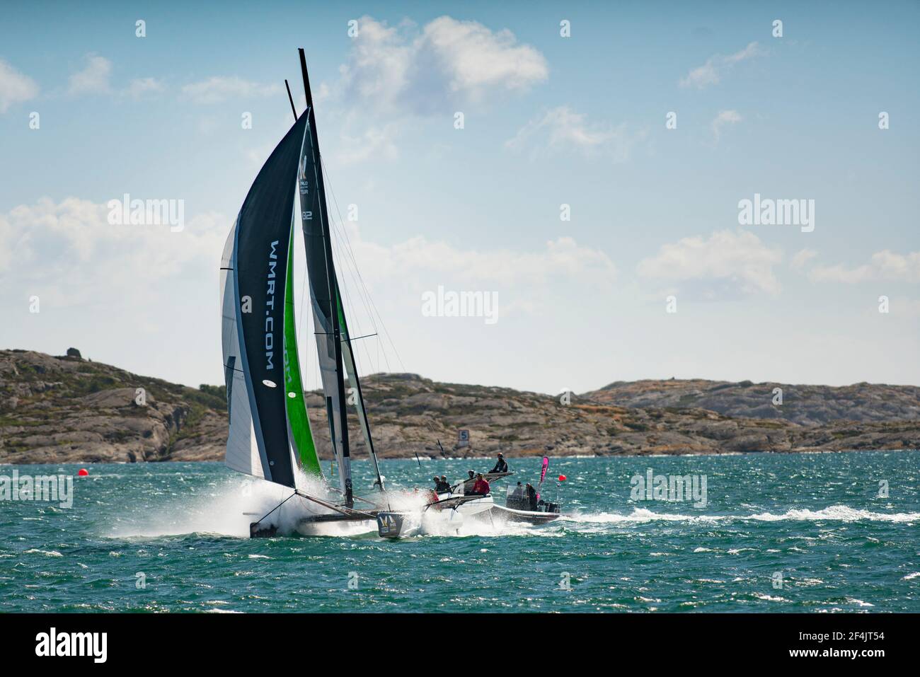 Big Boat sailing Race M32 Catamaran Competition at Marstrand Sweden ...