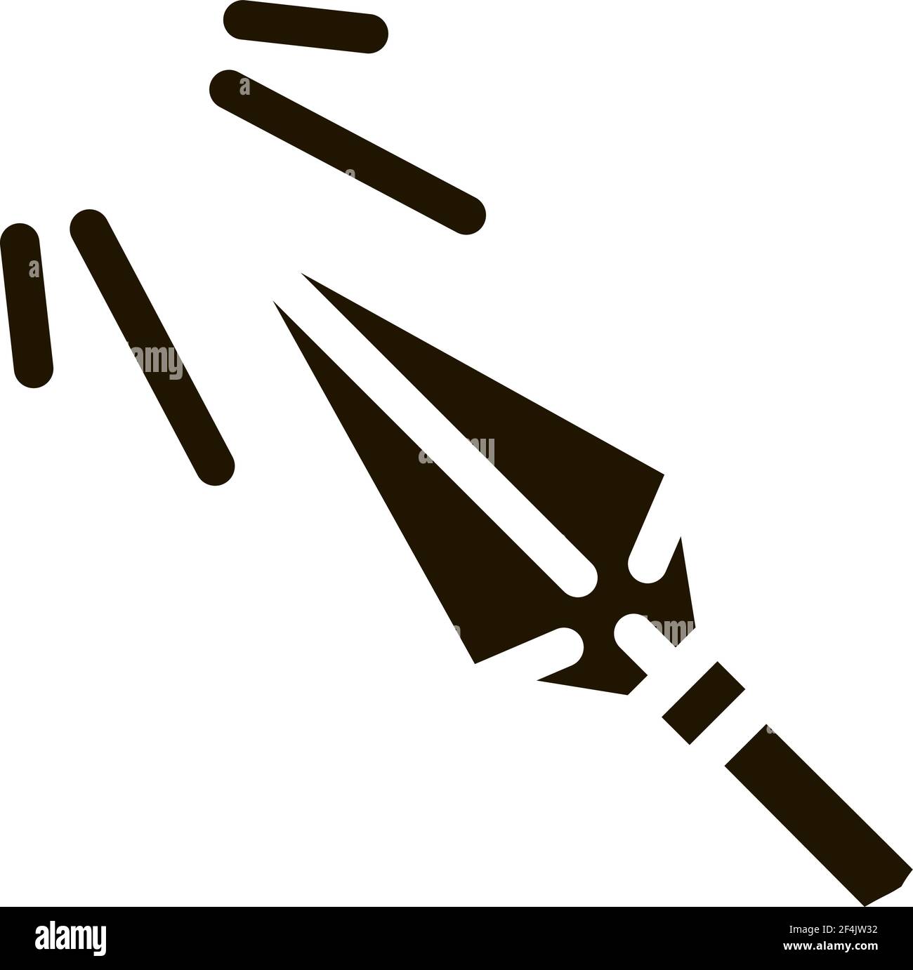 Sharp Arrowhead Archery Icon Vector Stock Vector Image & Art - Alamy