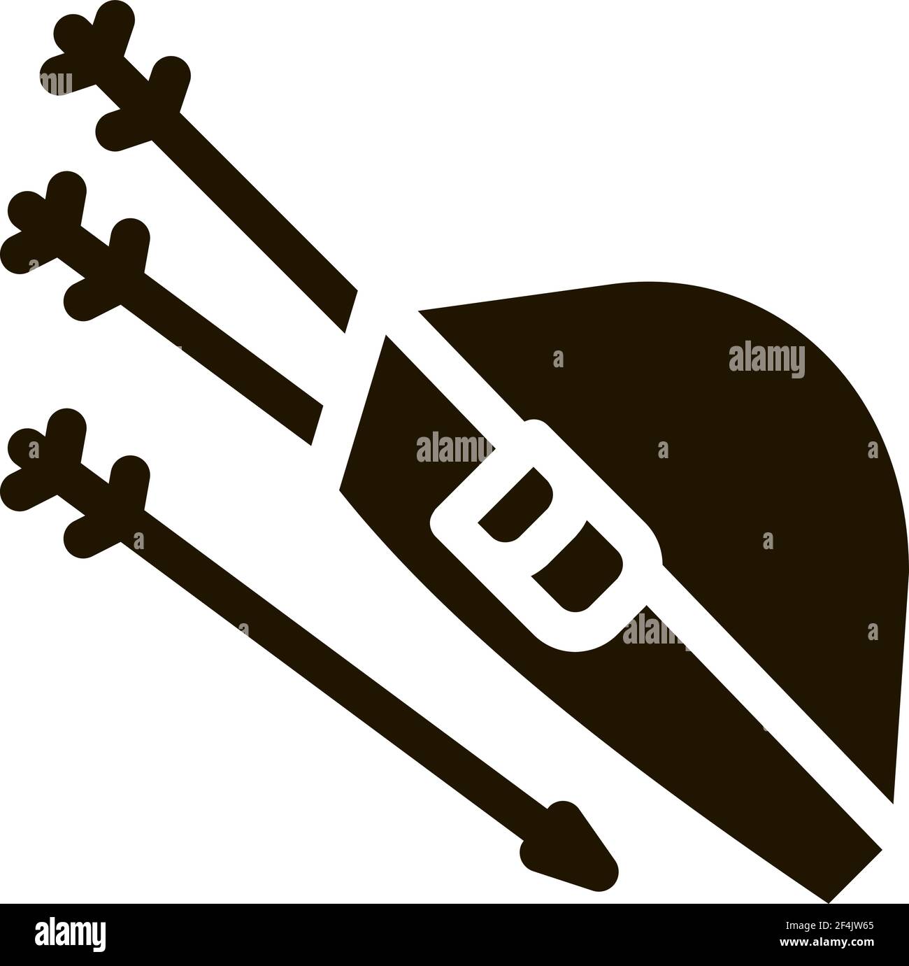 Archery game shooting arrows Cut Out Stock Images & Pictures - Alamy