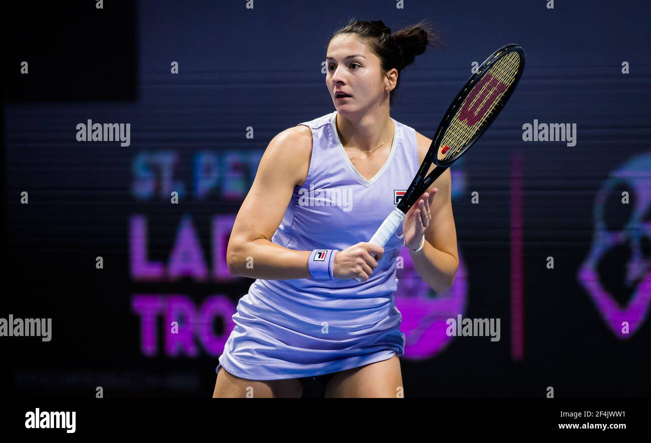 Margarita Gasparyan of Russia during the final of the 2021 St ...