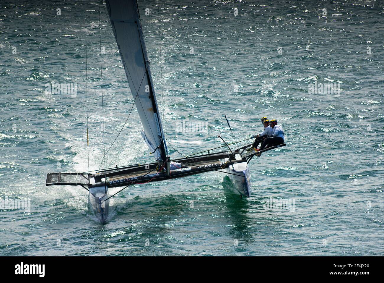 Big Boat sailing Race M32 Catamaran Competition at Marstrand Sweden ...