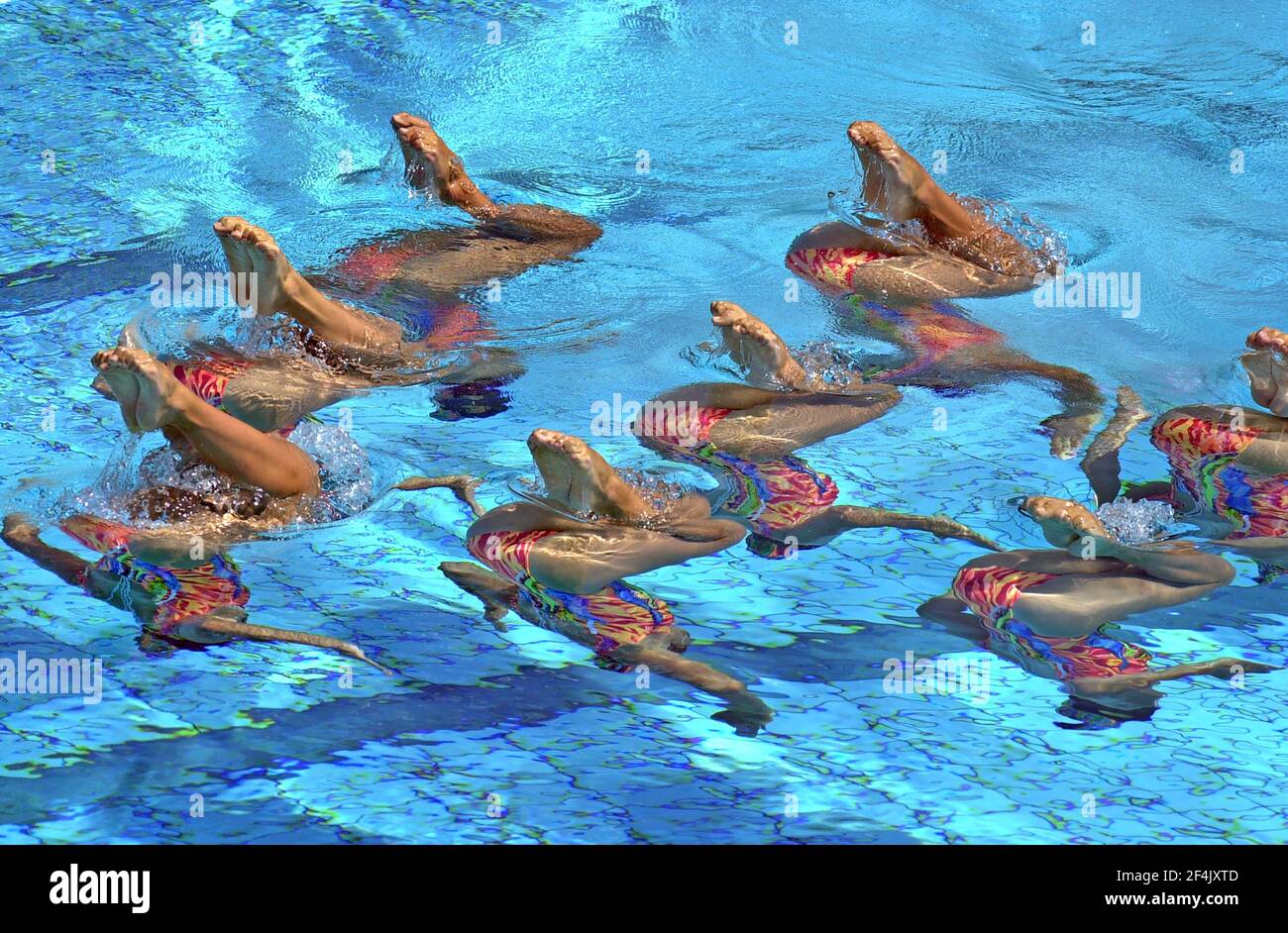Synchronized swimming korea hi-res stock photography and images - Alamy