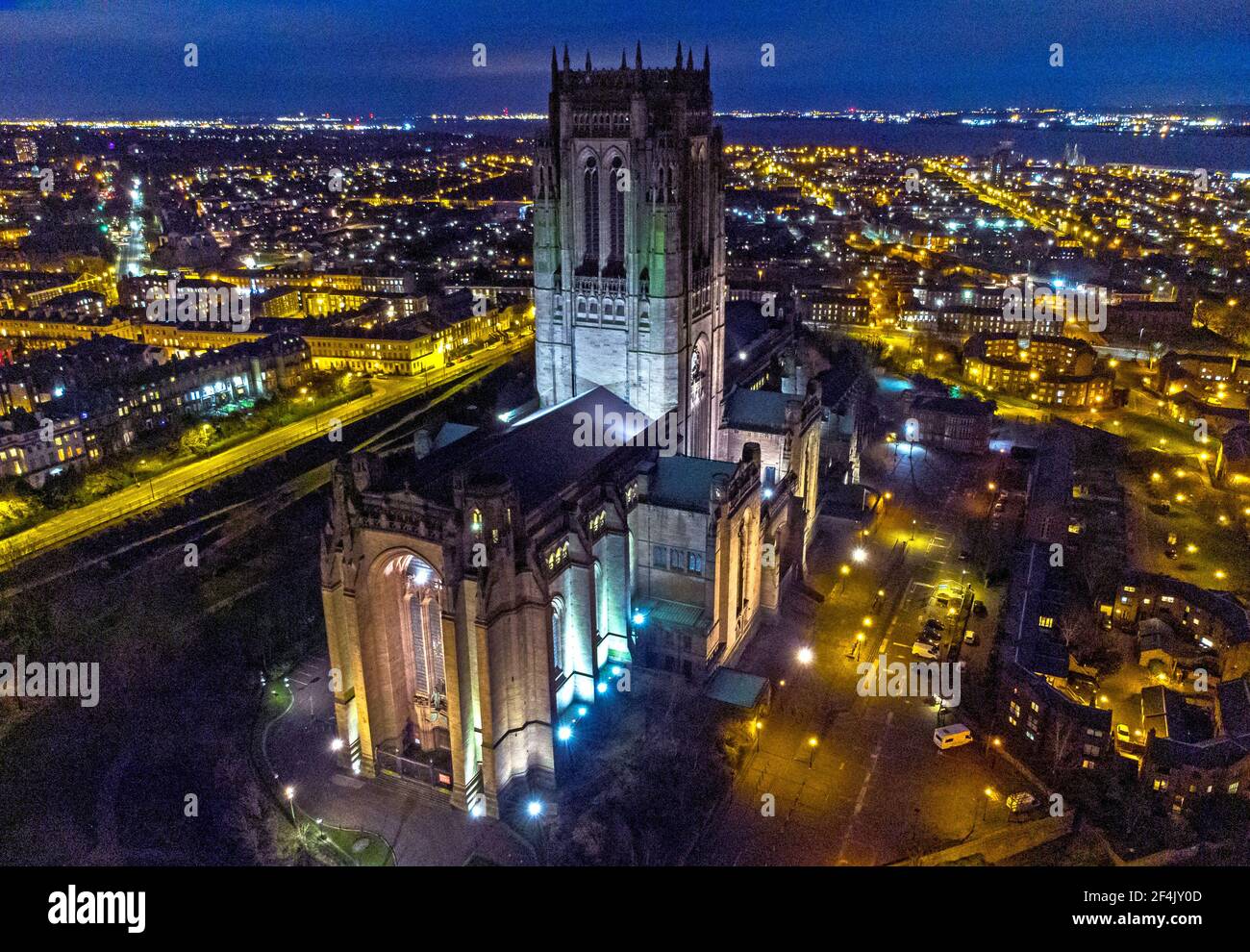 Aerial View Of Liverpool High Resolution Stock Photography and Images ...