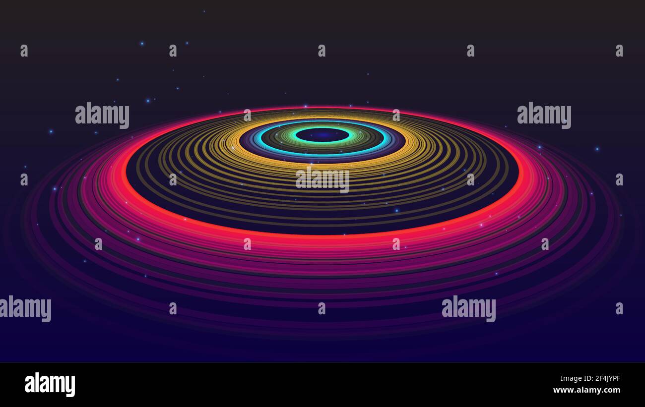 Abstract background with bright colored circles vector illustration ...