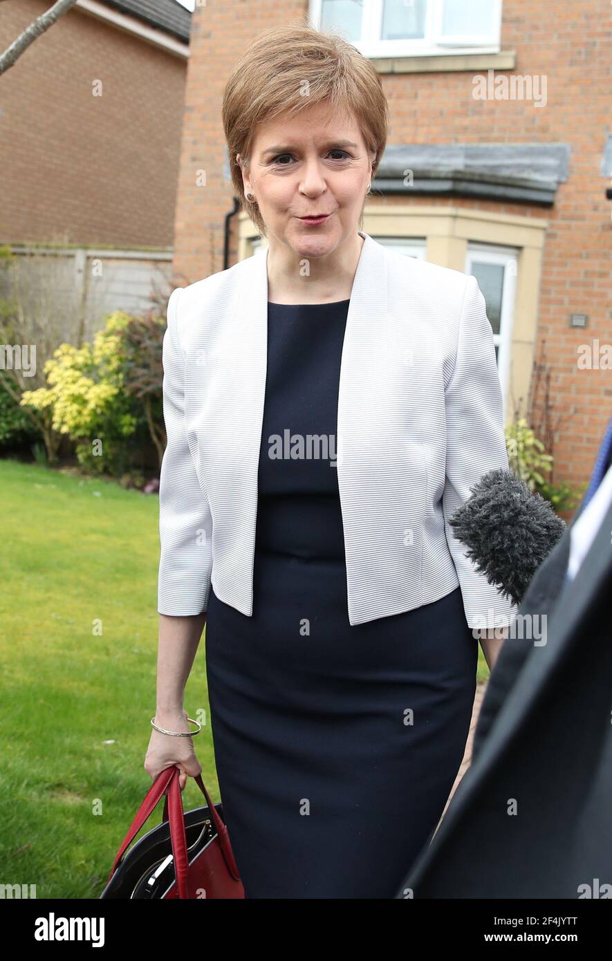 Note to editors: house number has been pixelated by PA Picture Desk ...
