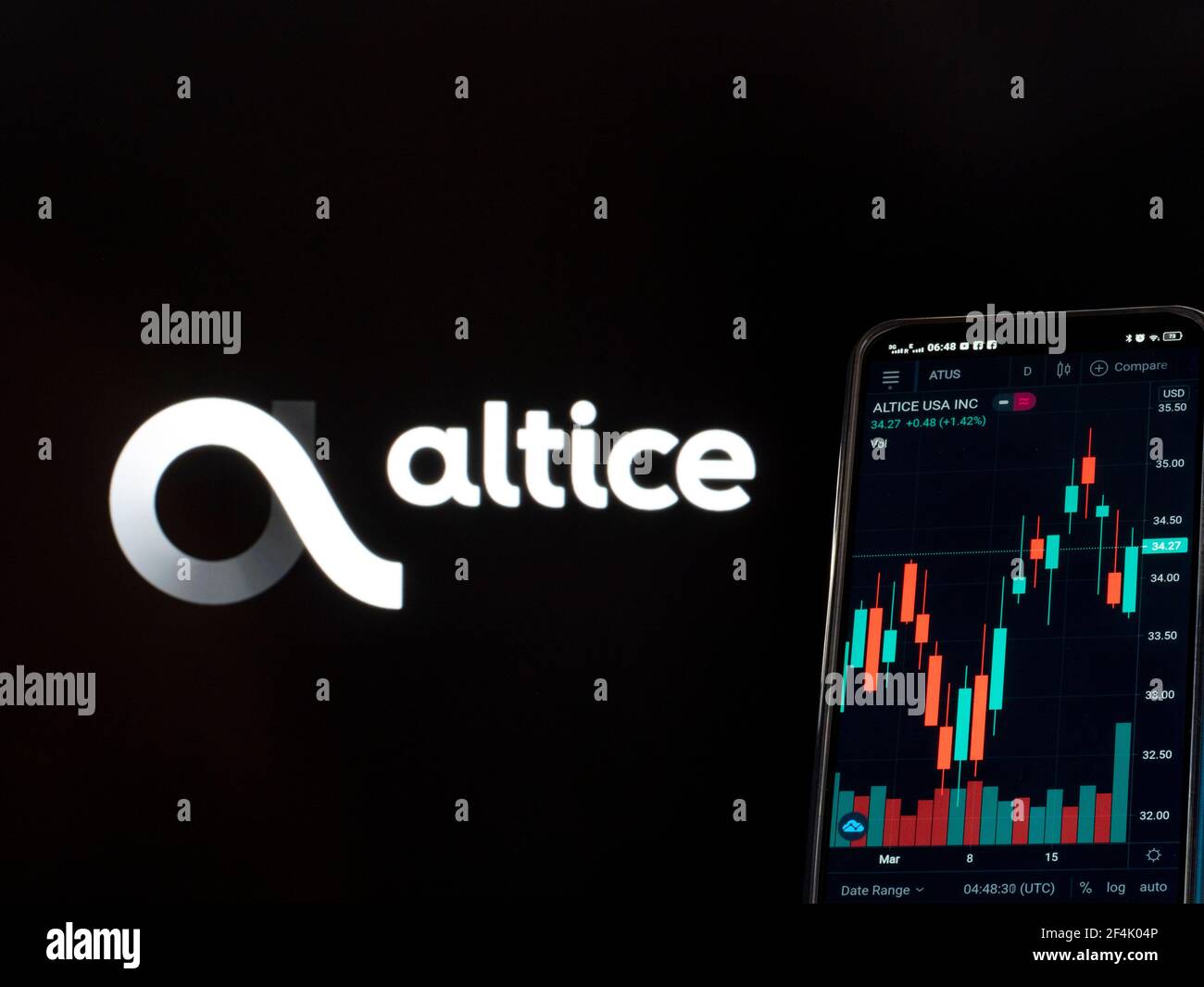 Altice logo hi-res stock photography and images - Alamy