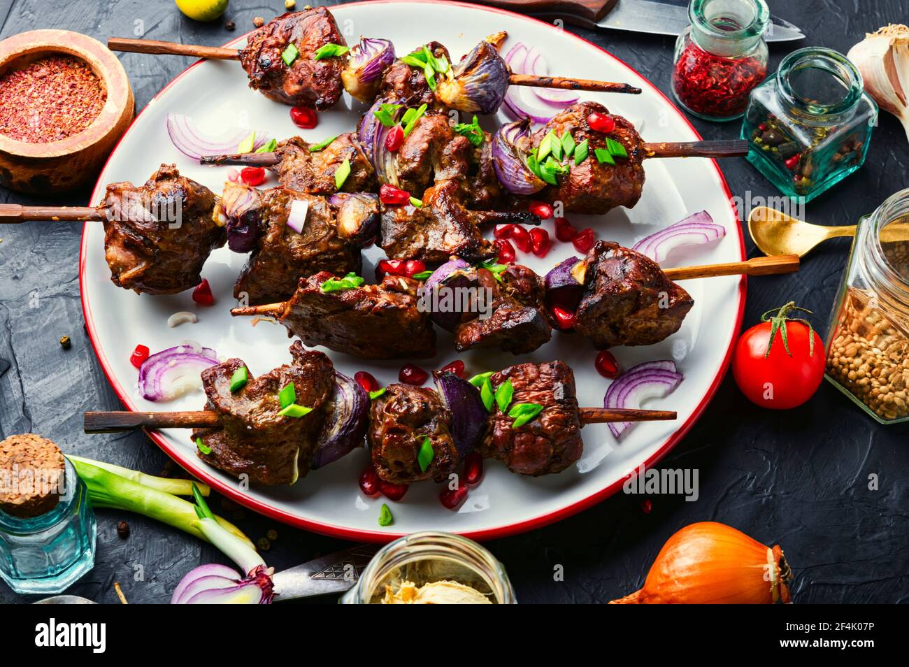 Liver grill hi-res stock photography and images - Alamy