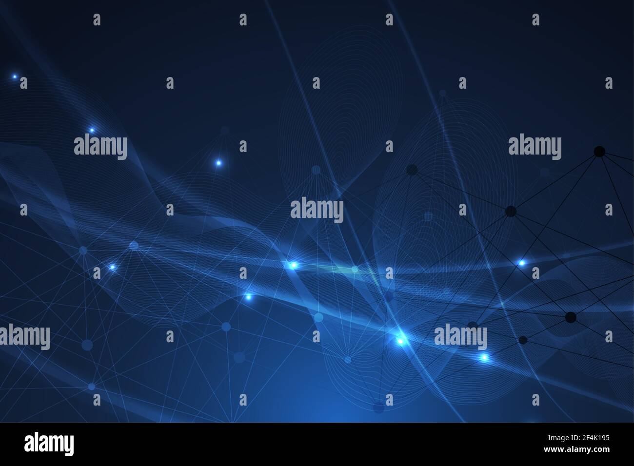 Big Data Visualization Background. Modern futuristic virtual abstract ...