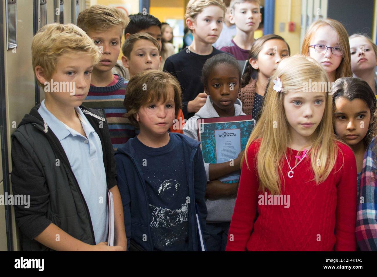 JACOB TREMBLAY in WONDER (2017), directed by STEPHEN CHBOSKY. Copyright ...