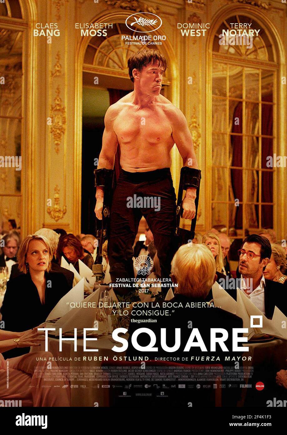 THE SQUARE (2017), directed by RUBEN OSTLUND. Copyright: Editorial use ...