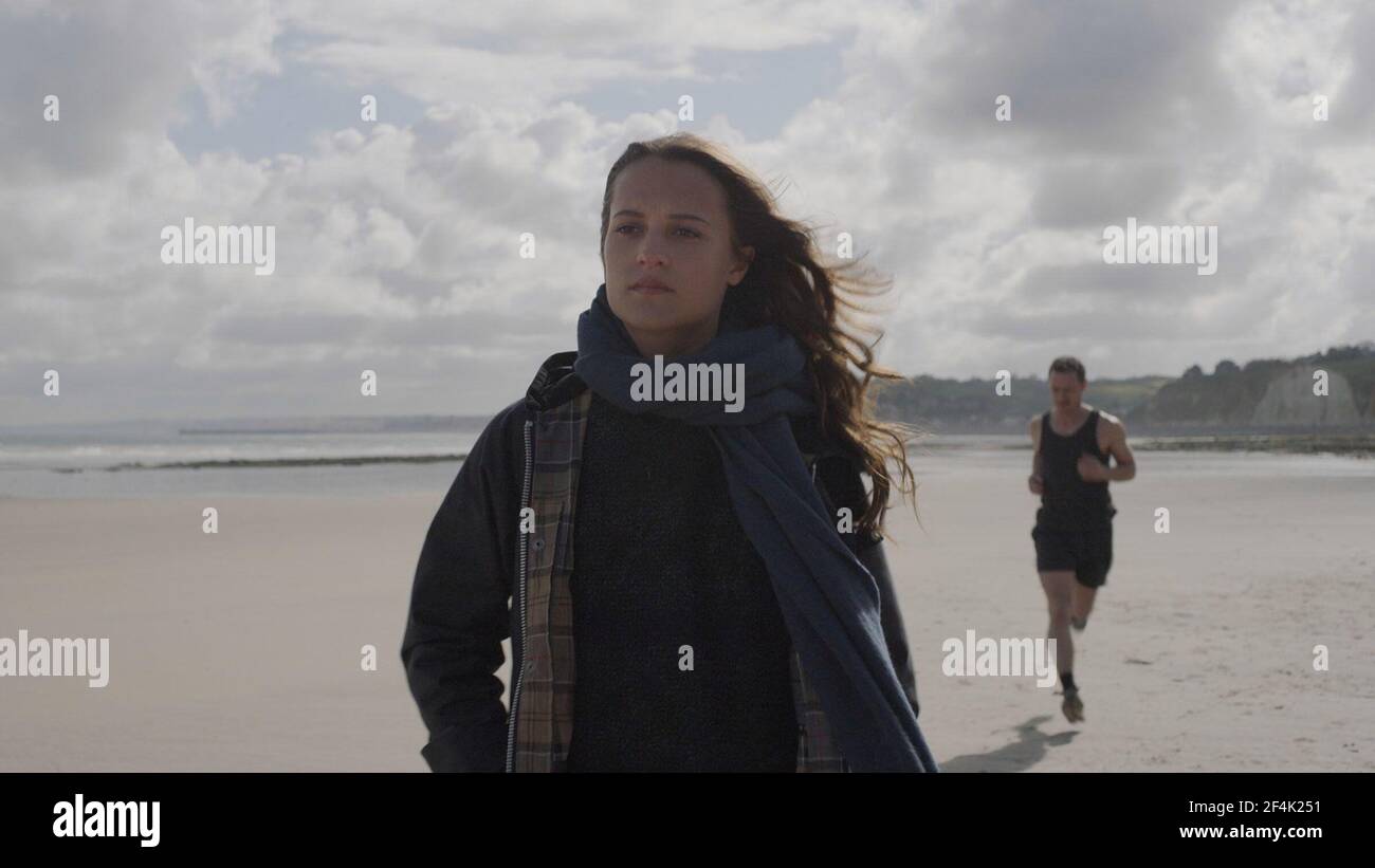 JAMES MCAVOY and ALICIA VIKANDER in SUBMERGENCE (2017), directed by WIM WENDERS. Copyright ...