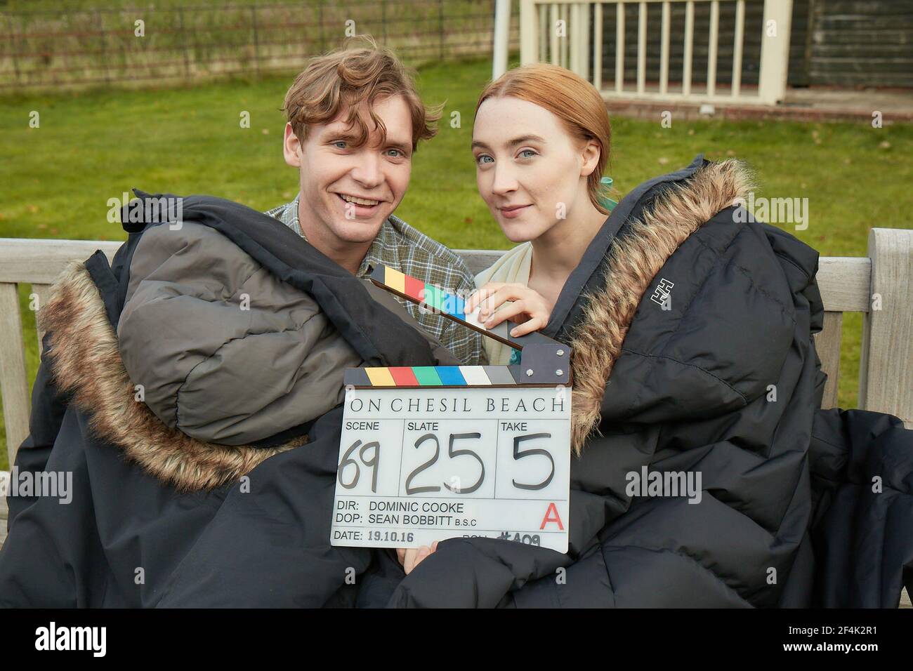 SAOIRSE RONAN and BILLY HOWLE in ON CHESIL BEACH (2017), directed by ...