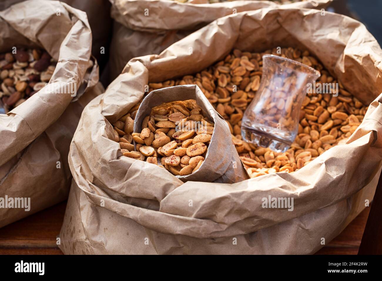 Salted peanuts in paper hi-res stock photography and images - Alamy