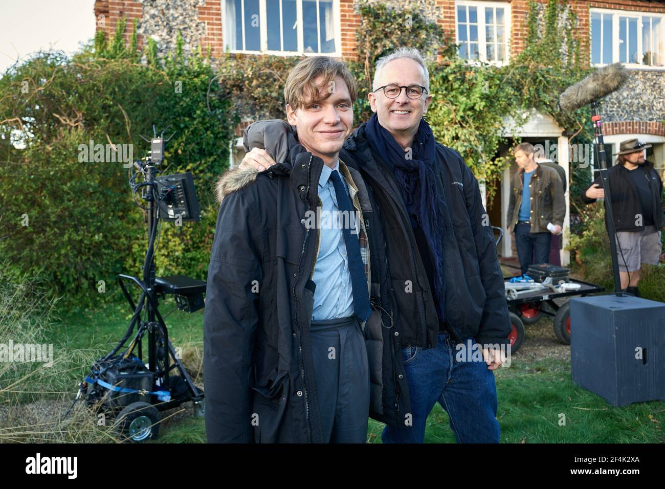 BILLY HOWLE and DOMINIC COOKE in ON CHESIL BEACH (2017), directed by ...