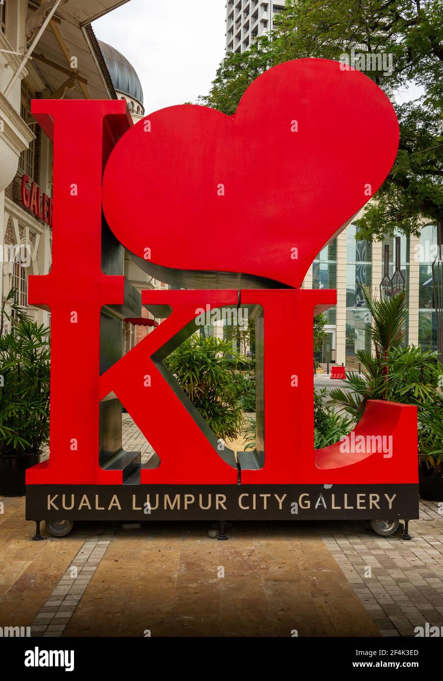 I Love KL sign, Merdeka Square, Kuala Lumpur, Malaysia Stock Photo - Alamy