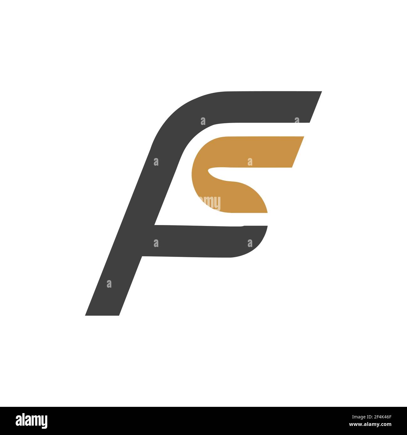 Initial sf letter logo vector template design. Creative abstract letter ...