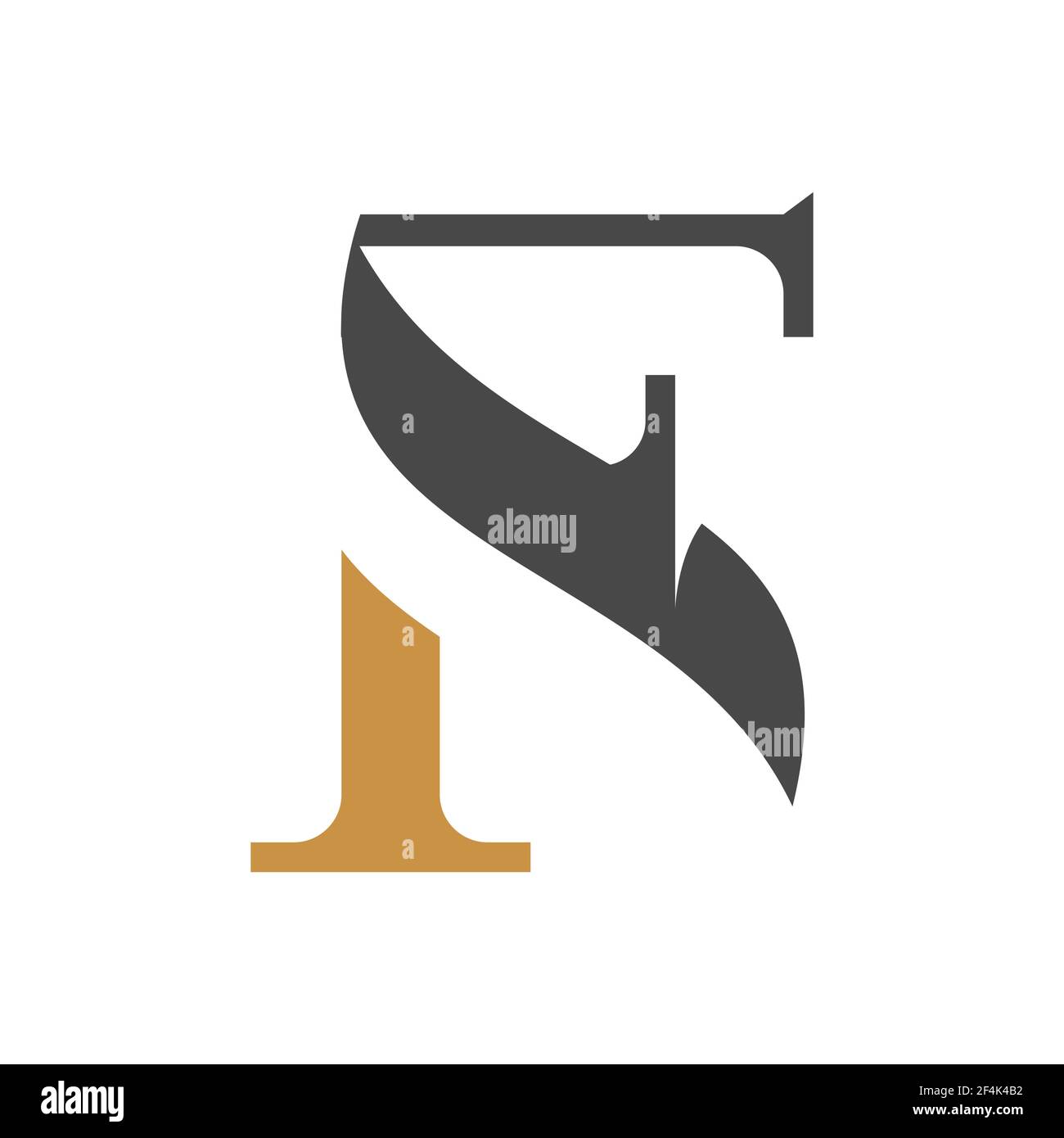 Initial sf letter logo vector template design. Creative abstract letter ...