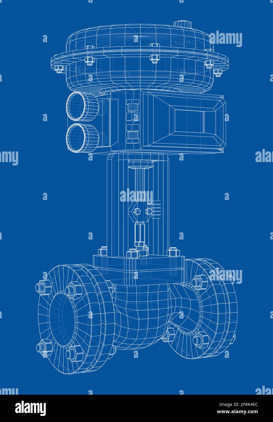 Steam actuated valve Stock Vector Images - Alamy