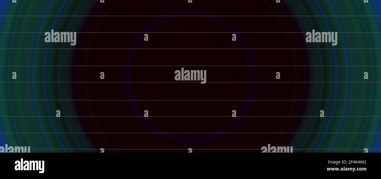 Musical round background with empty music lines, dark spiral abstract ...