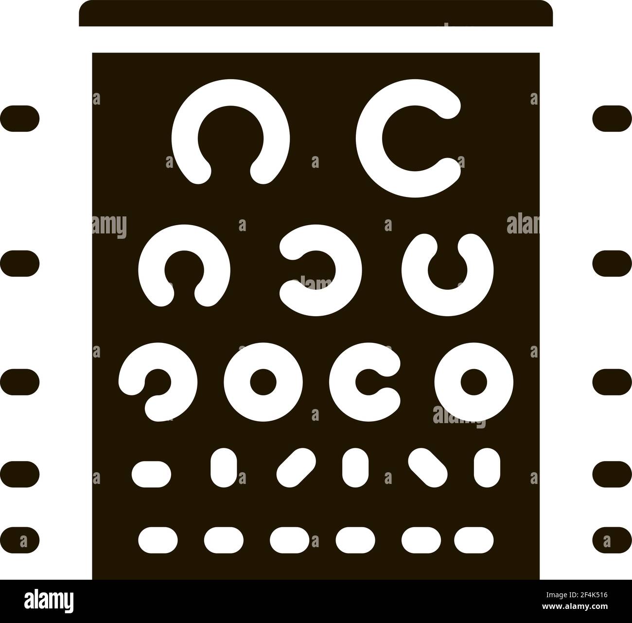 Vision healthcare eyes test Cut Out Stock Images & Pictures - Alamy