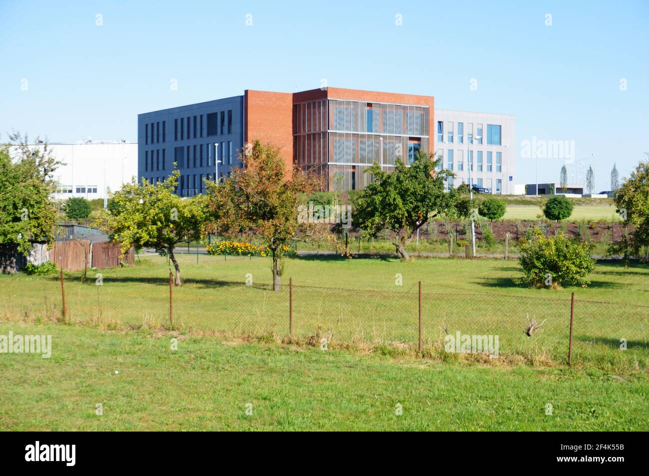 GADKI, POLAND - Sep 05, 2013: Raben Polska office work building Stock ...