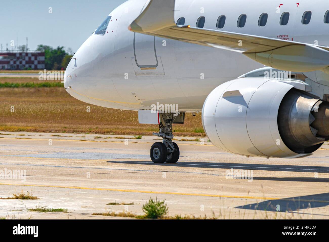 Closeup large passenger aircraft hi-res stock photography and images ...
