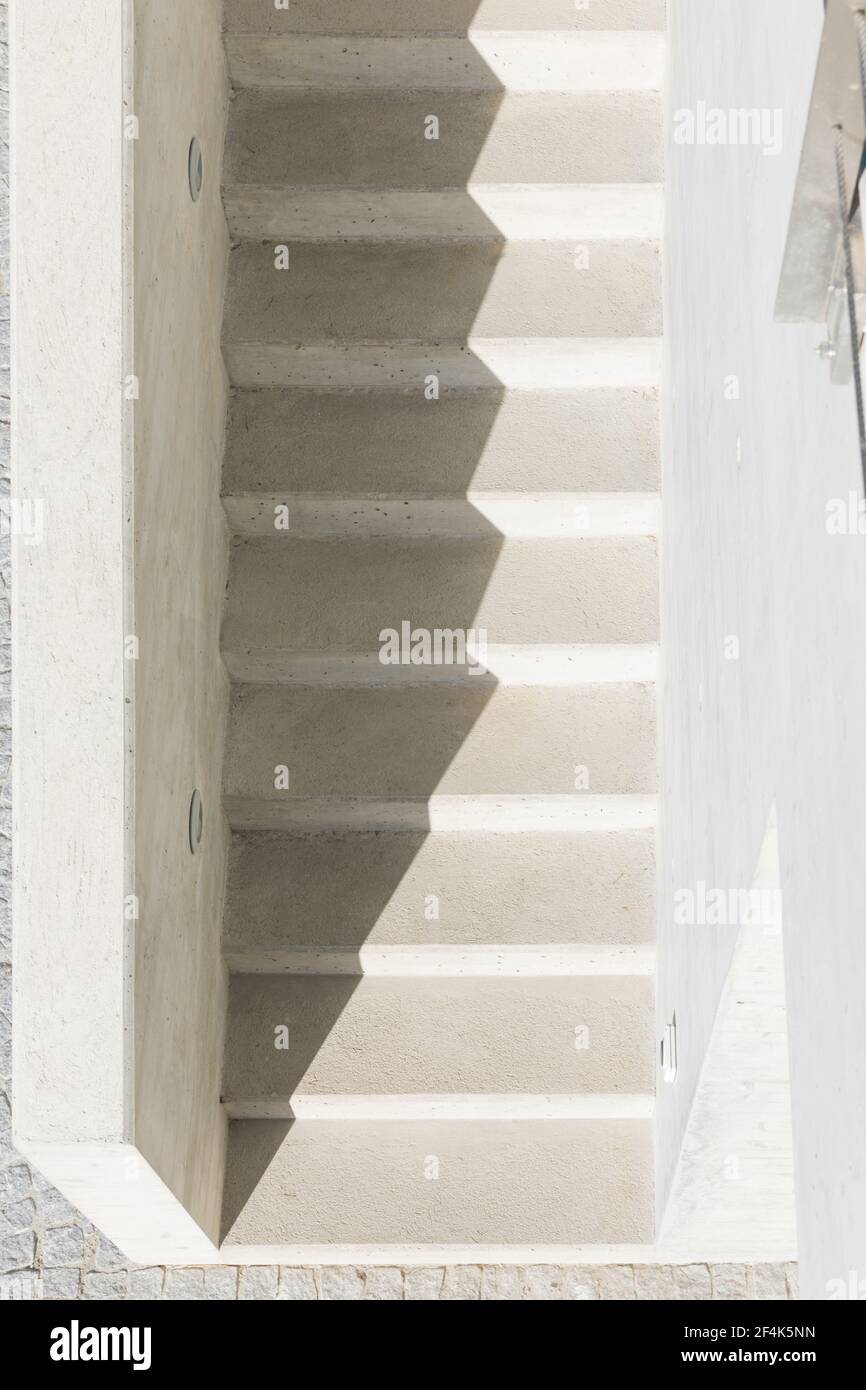 Detail frome above of staircase Stock Photo - Alamy