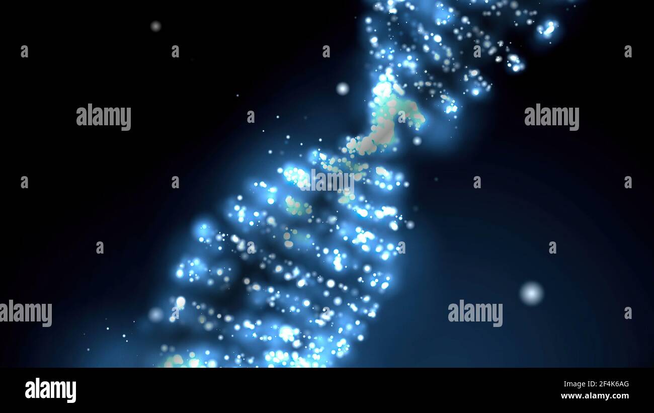 Dna Molecule Structure 3D illustration Stock Photo - Alamy