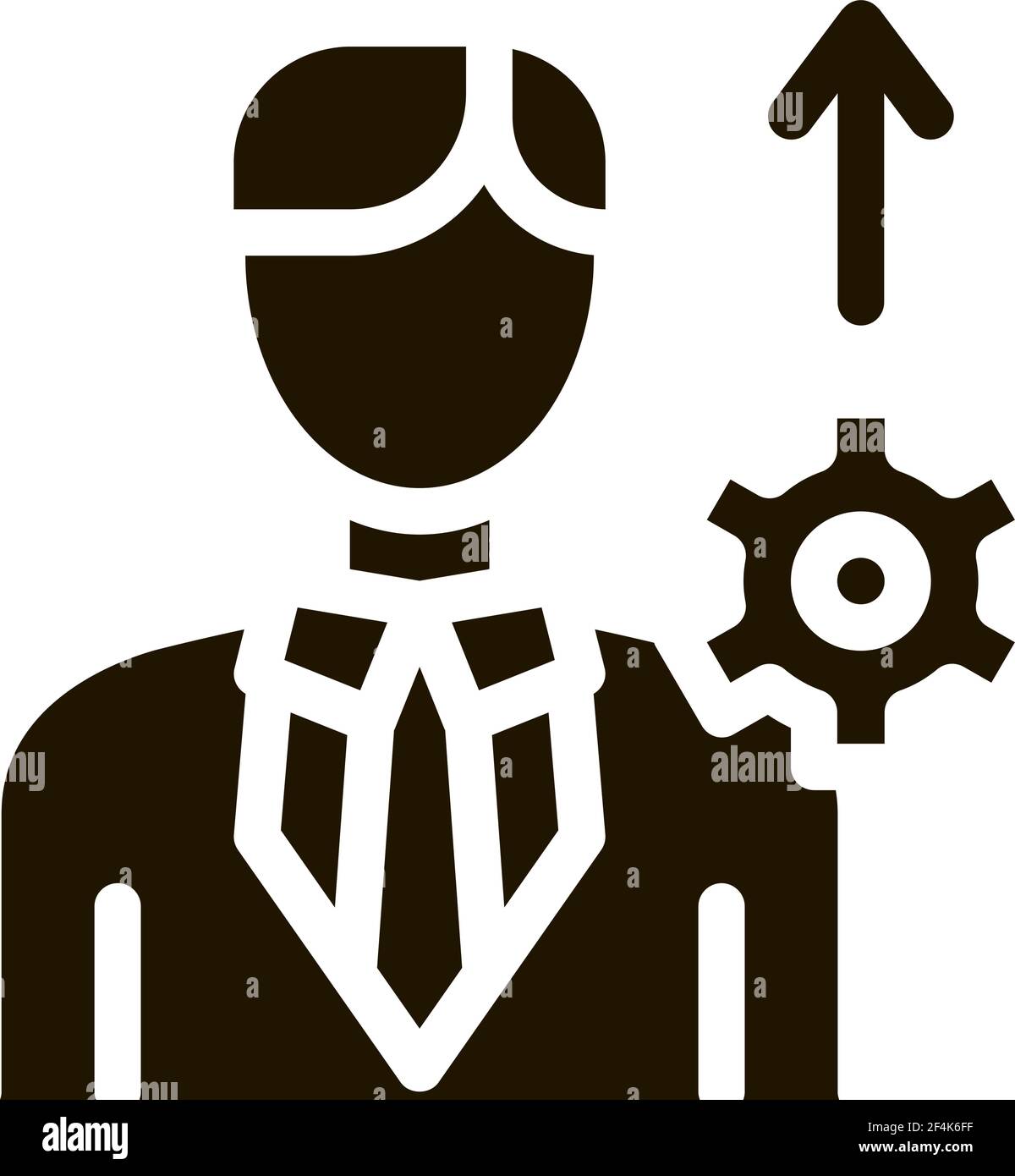 Human Productivity Growth Icon Vector Stock Vector Image & Art - Alamy