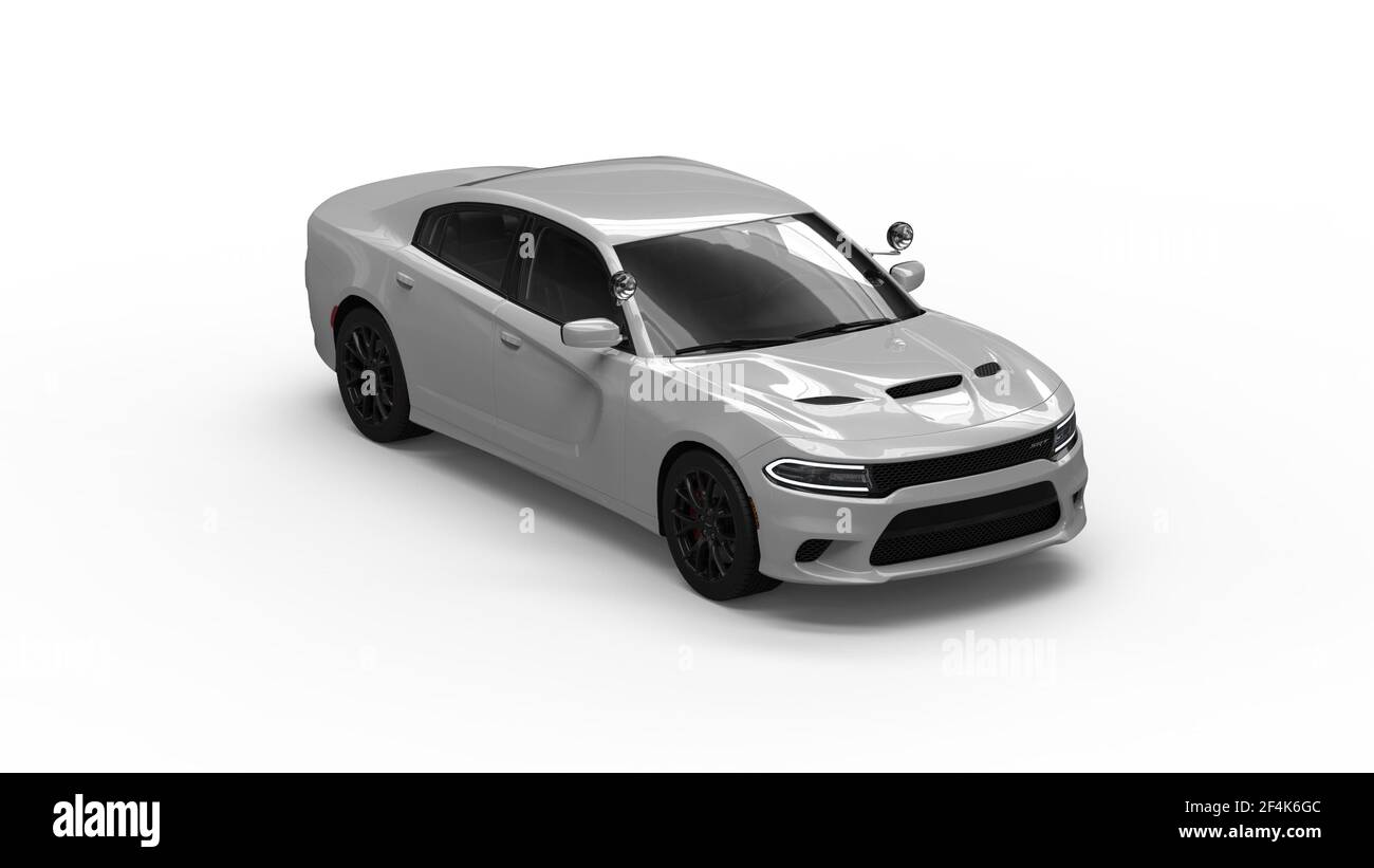 AUSTIN, UNITED STATES - Nov 03, 2020: Various angles of a white truck ...