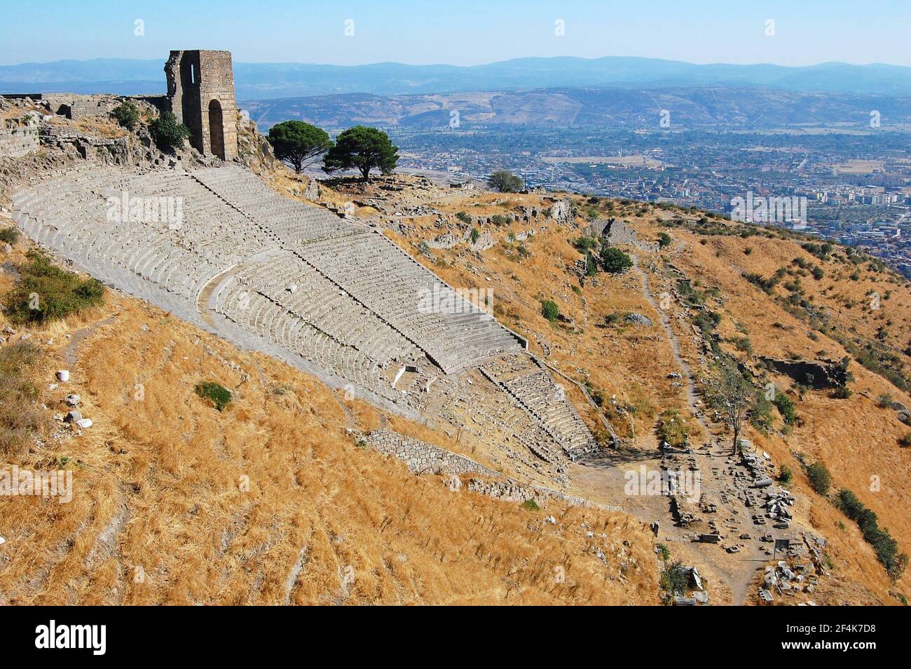 The ancient theatre at Pergamon in Turkey Stock Photo - Alamy