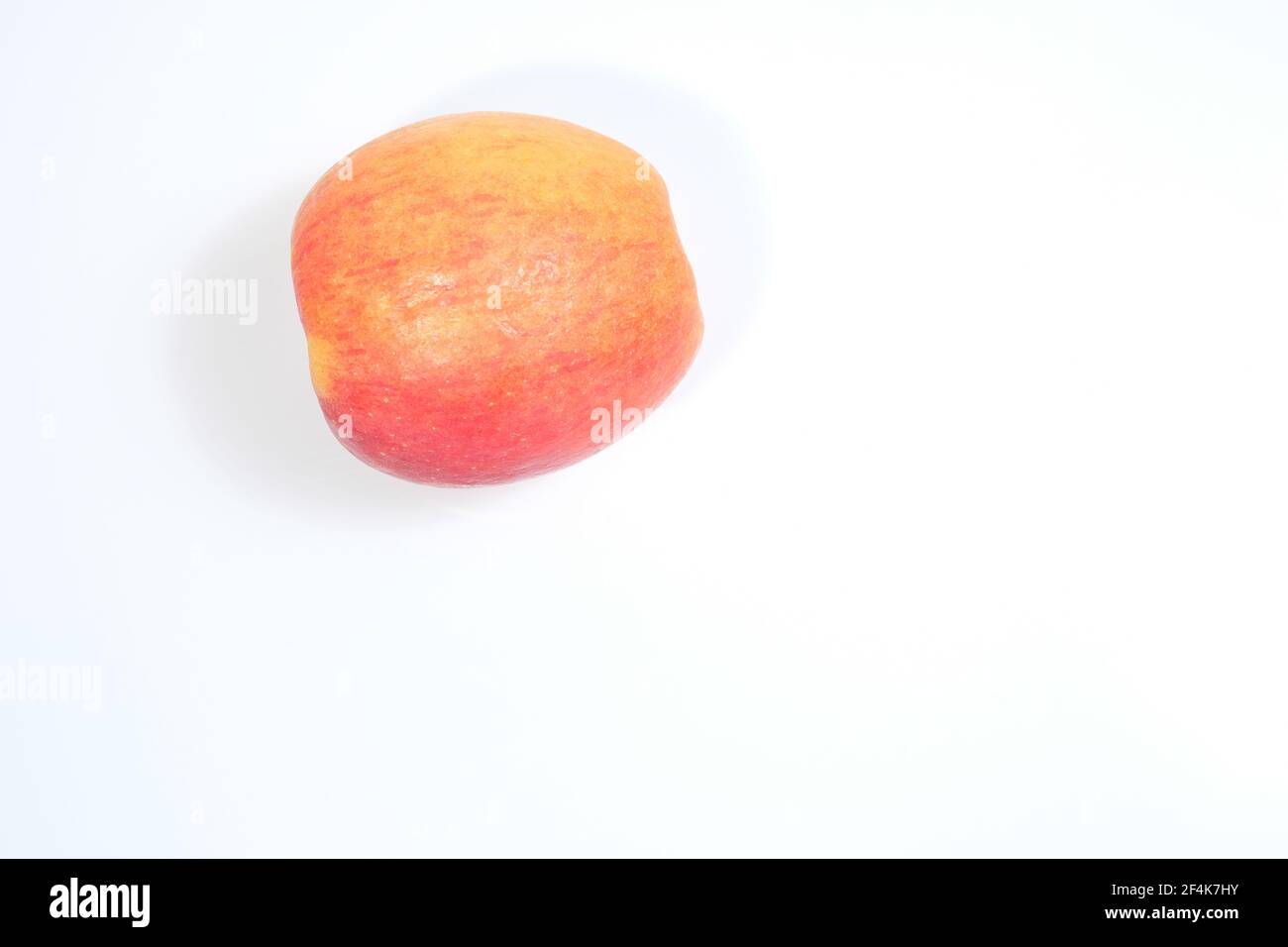 Focus on apple on white hi-res stock photography and images - Alamy