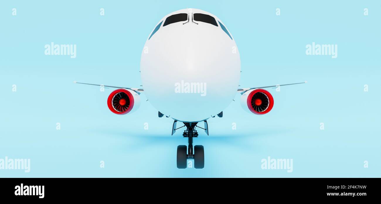 Plane nose commercial hi-res stock photography and images - Alamy