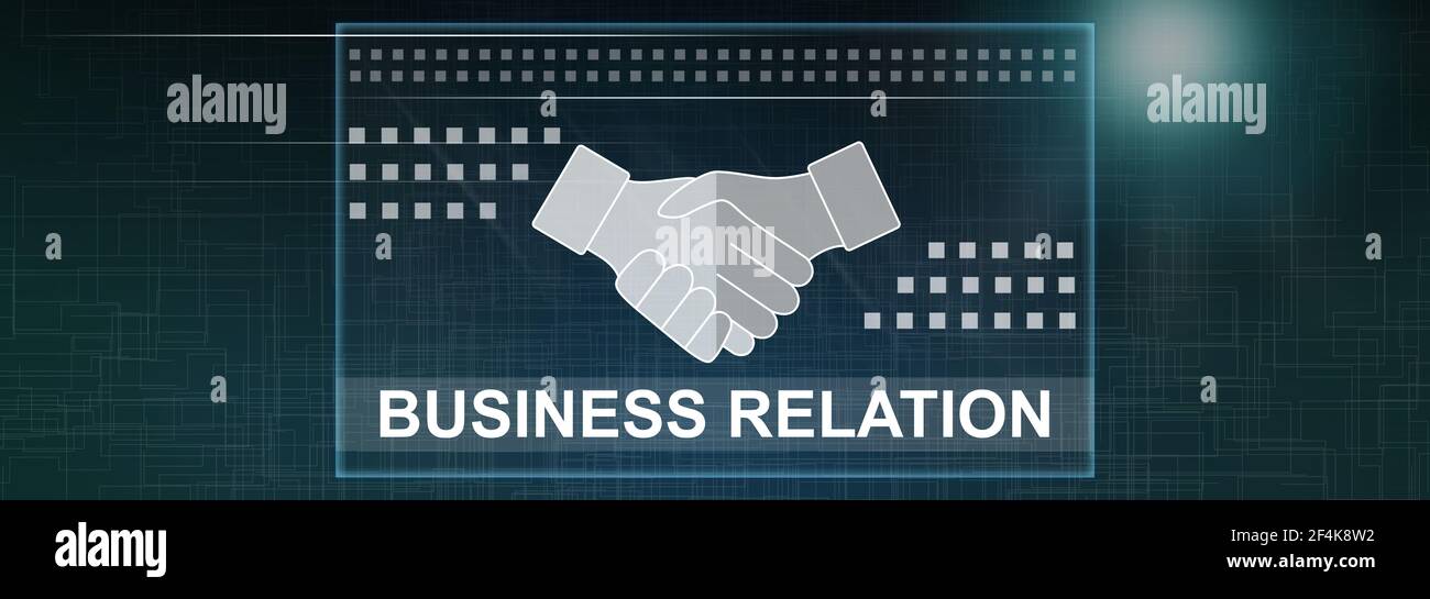 Illustration of a business relation concept Stock Photo - Alamy