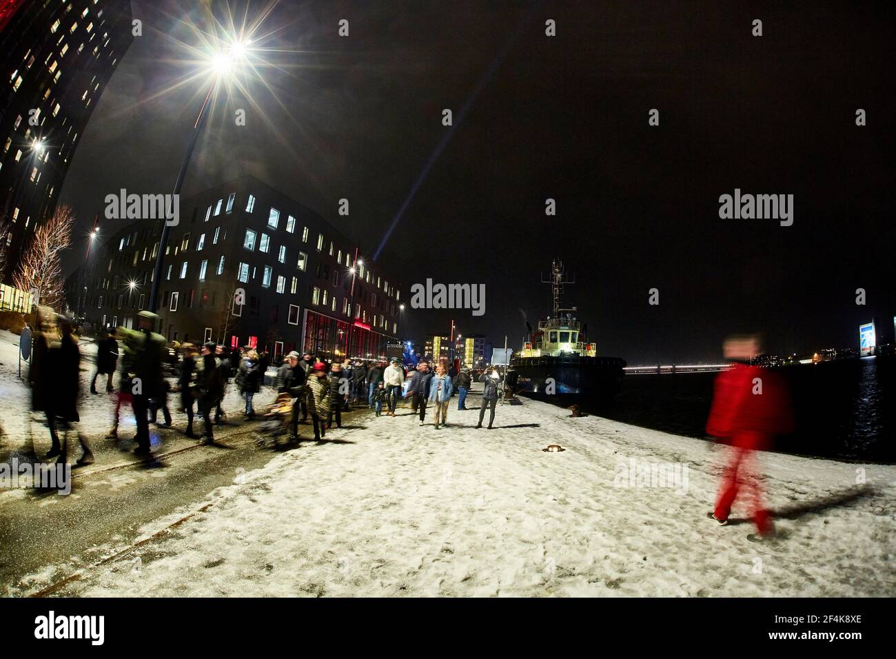 People walking in the streets of denmark Stock Photo - Alamy