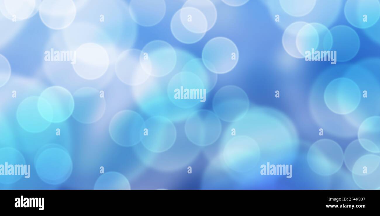 Abstract blue bokey background hi-res stock photography and images - Alamy