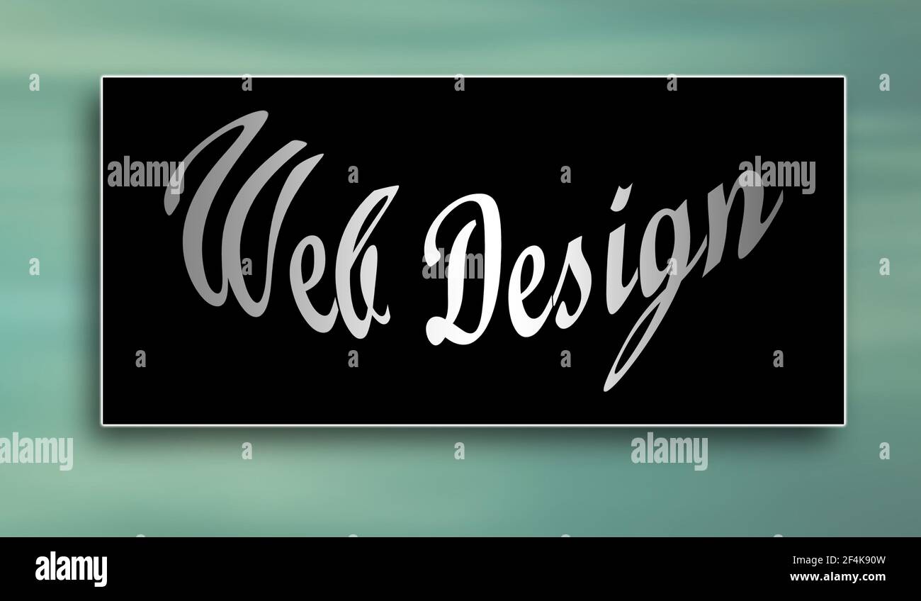 Illustration of a web design concept Stock Photo - Alamy