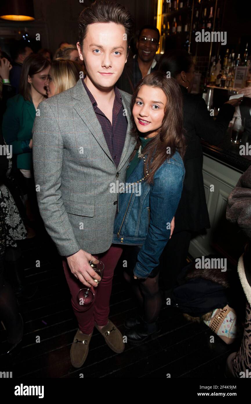 Tyger Drew-Honey and girlfriend attend the Cinderella opening night ...