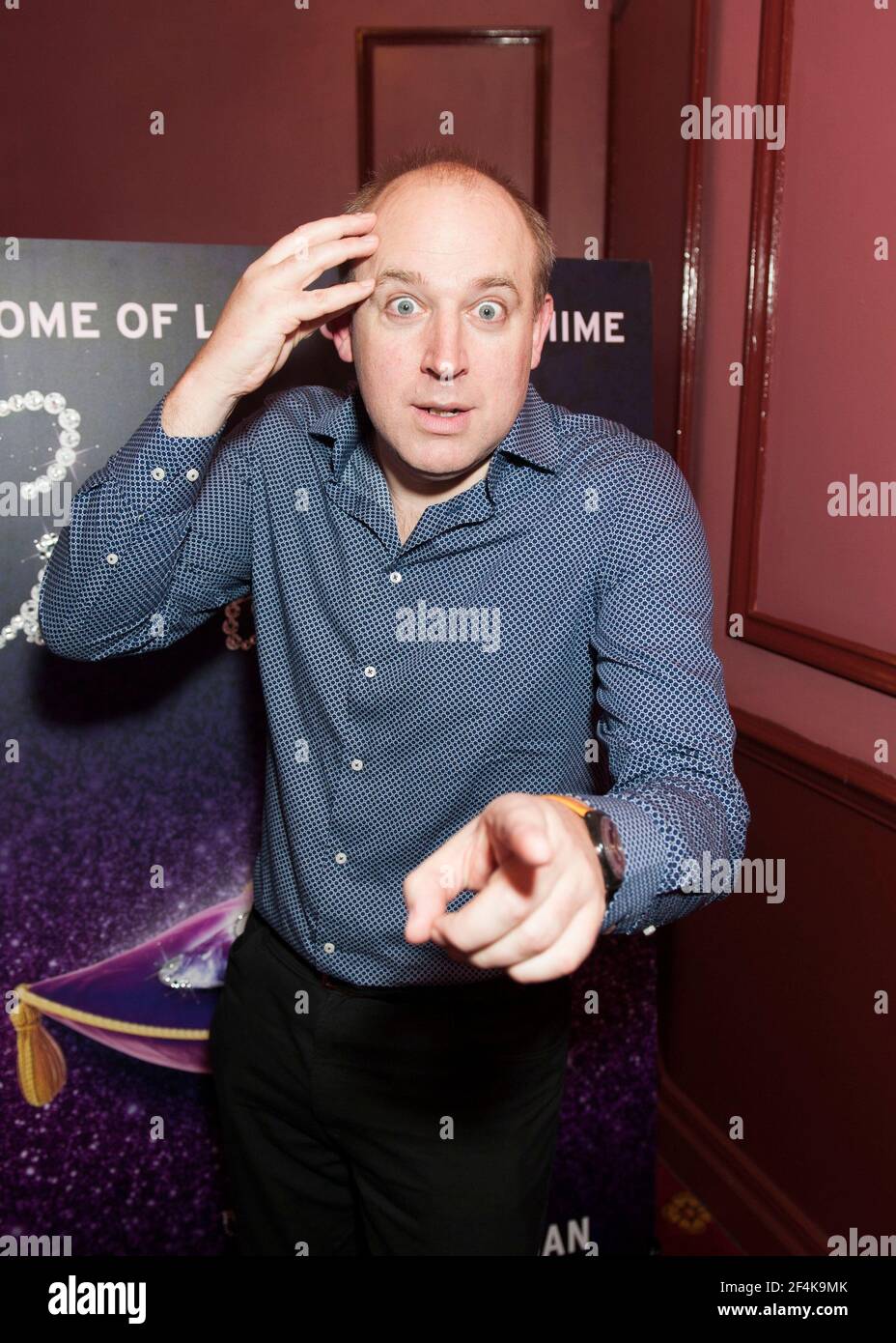 Tim Vine attends the Cinderella opening night afterparty at the New ...