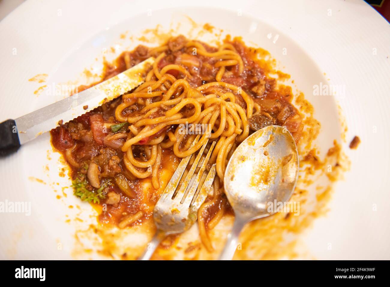 Food waste plate hi-res stock photography and images - Alamy