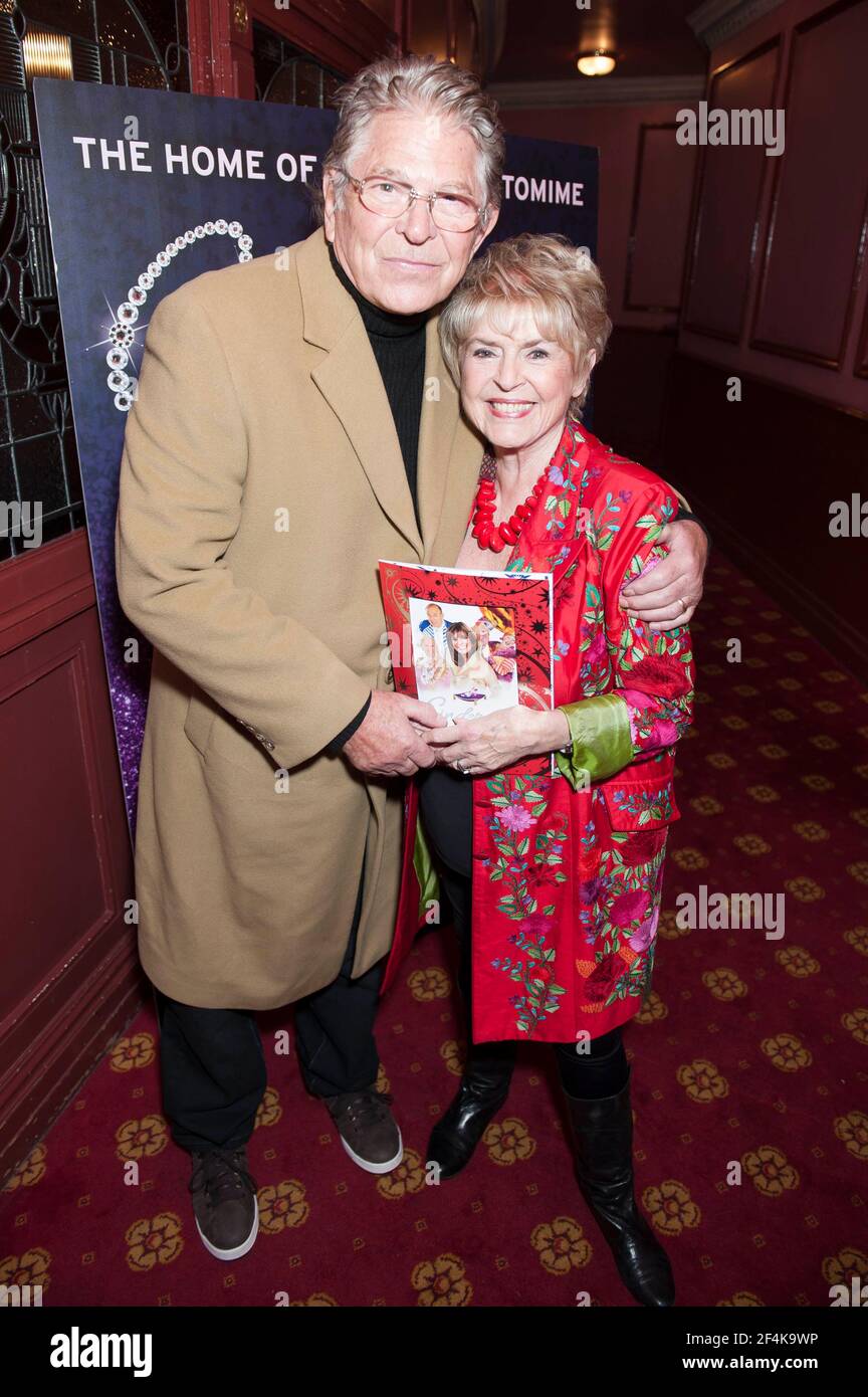 Gloria Hunniford and Stephen Way arrive at the Cinderella opening night ...